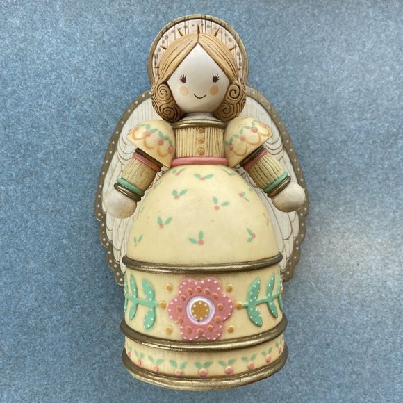 Hallmark | Holiday | Vintage Hallmark 977 Tree Topper Adorable Angel ...